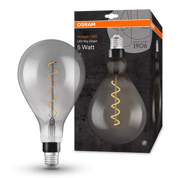 Osram LED lamp E27 | Globe G160 | Vintage 1906 | Filament | Smoke | 1800K 4W (15W) Osram 123led.nl